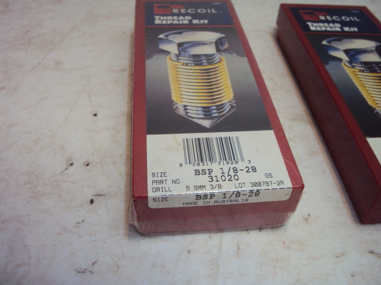(2) Recoil Thread Repair Kit 30120 BSP 1/8-28 & 31040 BSP 1/4-19 | eBay