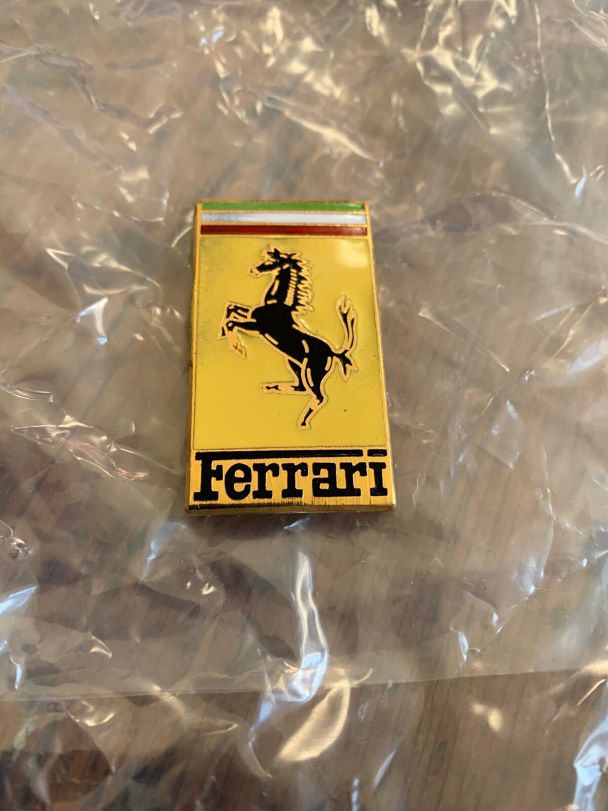 GENUINE FERRARI PRANCING HORSE VINTAGE BROOCH PIN BADGE | eBay UK