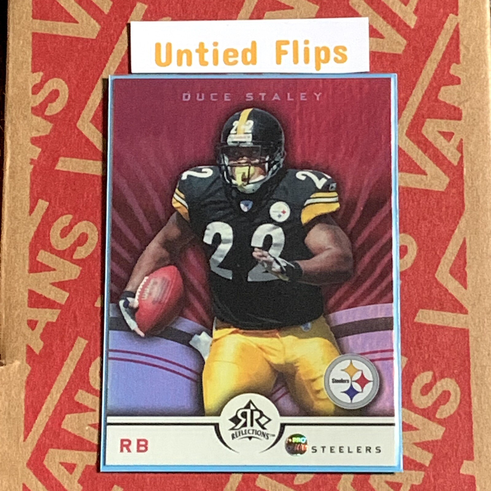 2005 Duce Staley Reflections Football Card No. 78 Pittsburgh Steelers ...