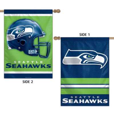 Seattle Seahawks Banner/Vertical Flag - 2 Sided | eBay