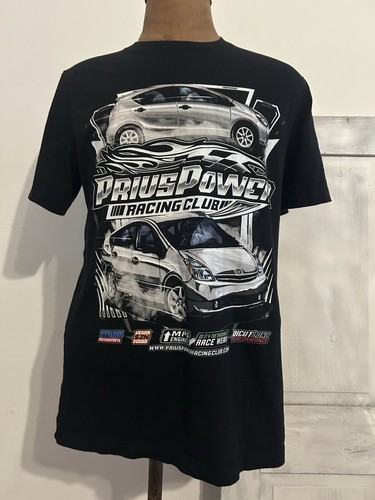prius power racing club t shirt adult large car club toyots hyrbid | eBay