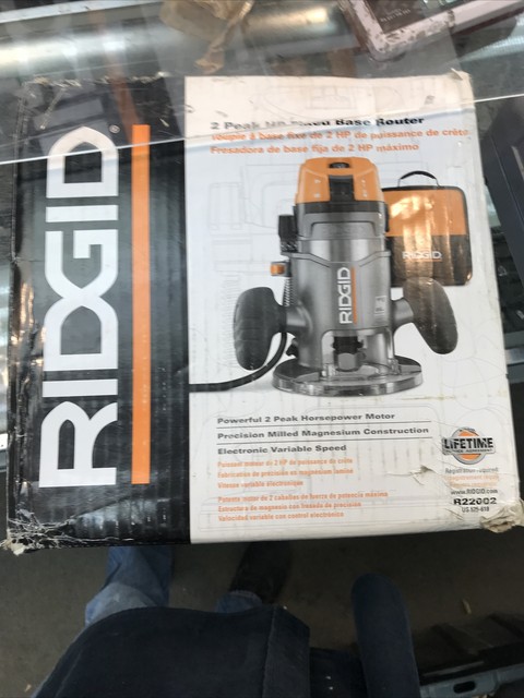 Ridgid R22002 11 Amp Corded Base Router for sale online | eBay