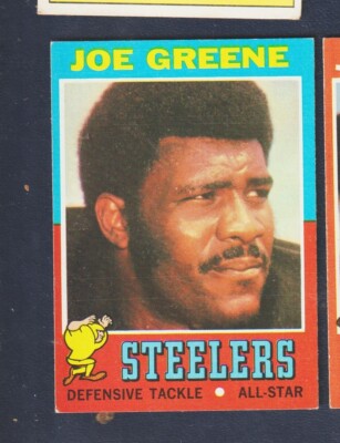 1971 TOPPS FOOTBALL CARD #245 Joe Greene PITTSBURGH STEELERS RC ROOKIE ...