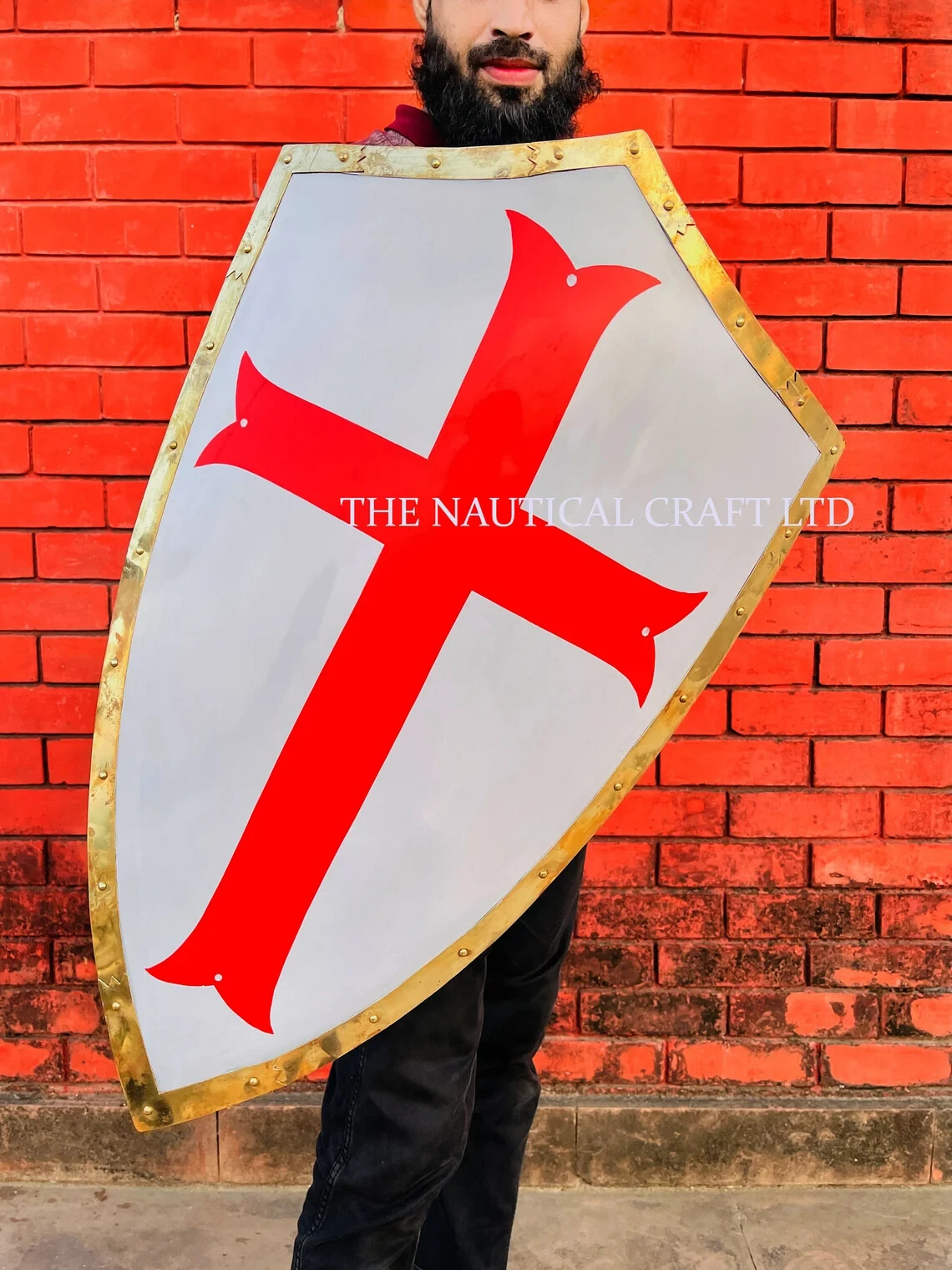 Medieval Knight Crusader Cross Templar Shield | Medieval Knight Cross ...
