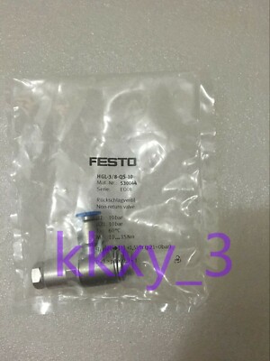 1 PCS NEW FESTO pilot-operated check valve HGL-3/8-QS-10 530044 | eBay ...