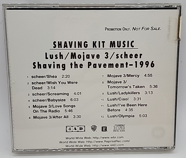 Shaving Kit Music Lush/Mojave 3/Sheer (CD) | eBay