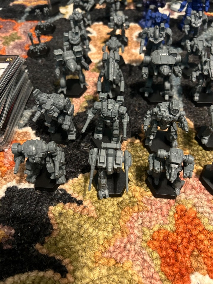 Battletech Miniatures and Pilot Cards Lot Used Clan Invasion ...