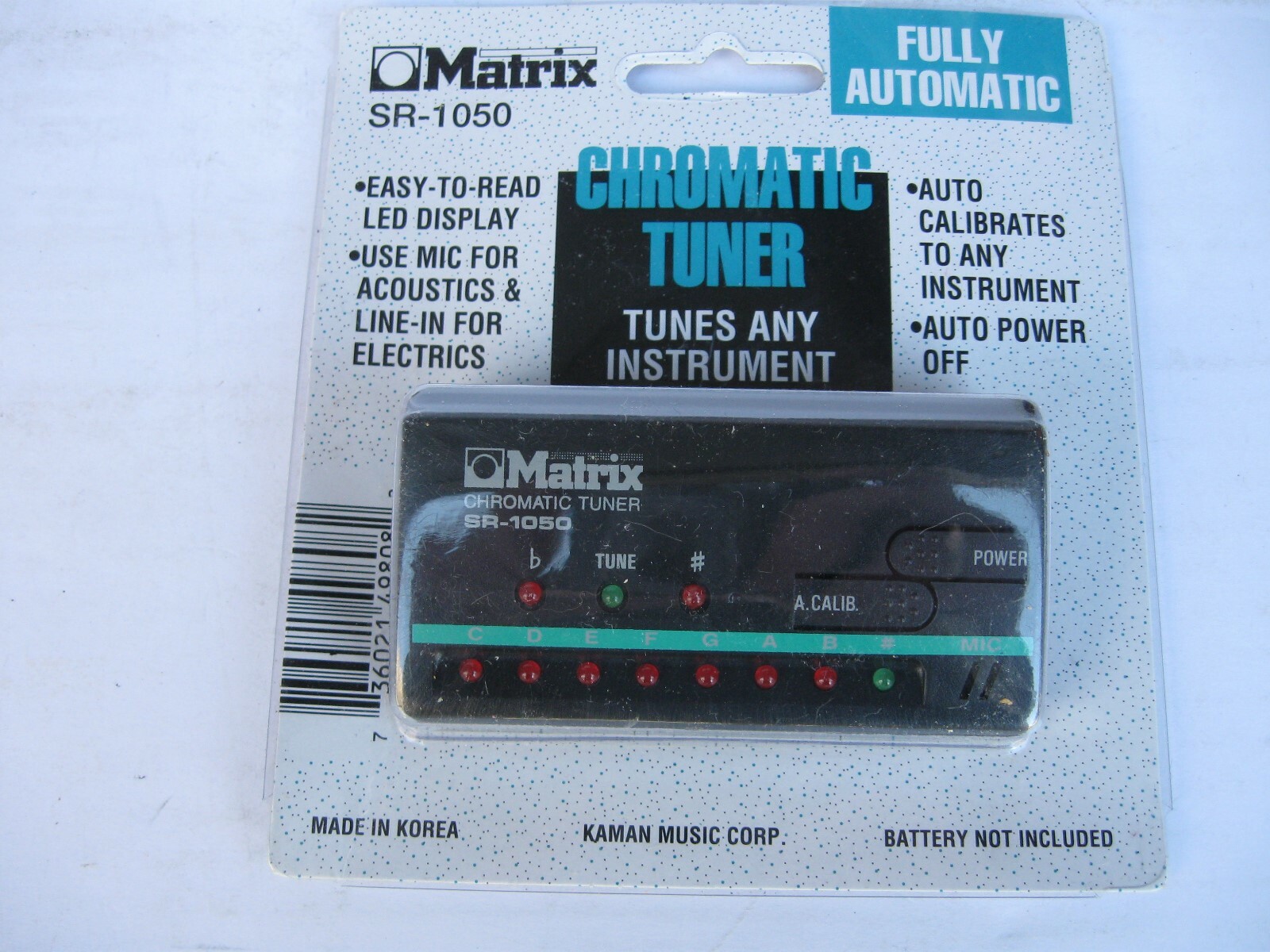 New Matrix SR-1050 Chromatic All Instrument Tuner SEALED | eBay