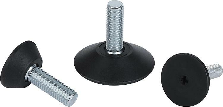 4 pcs. Articulating Leveling feet (swivel feet) w/ 1/4-20 stud from US ...