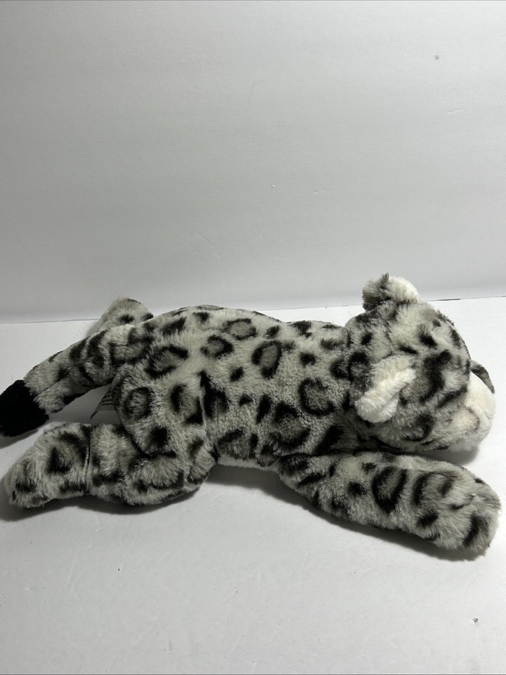 FAO SCHWARZ SNOW LEOPARD 14" PLUSH - Adopt A Pet 2020 Stuffed Animal ...