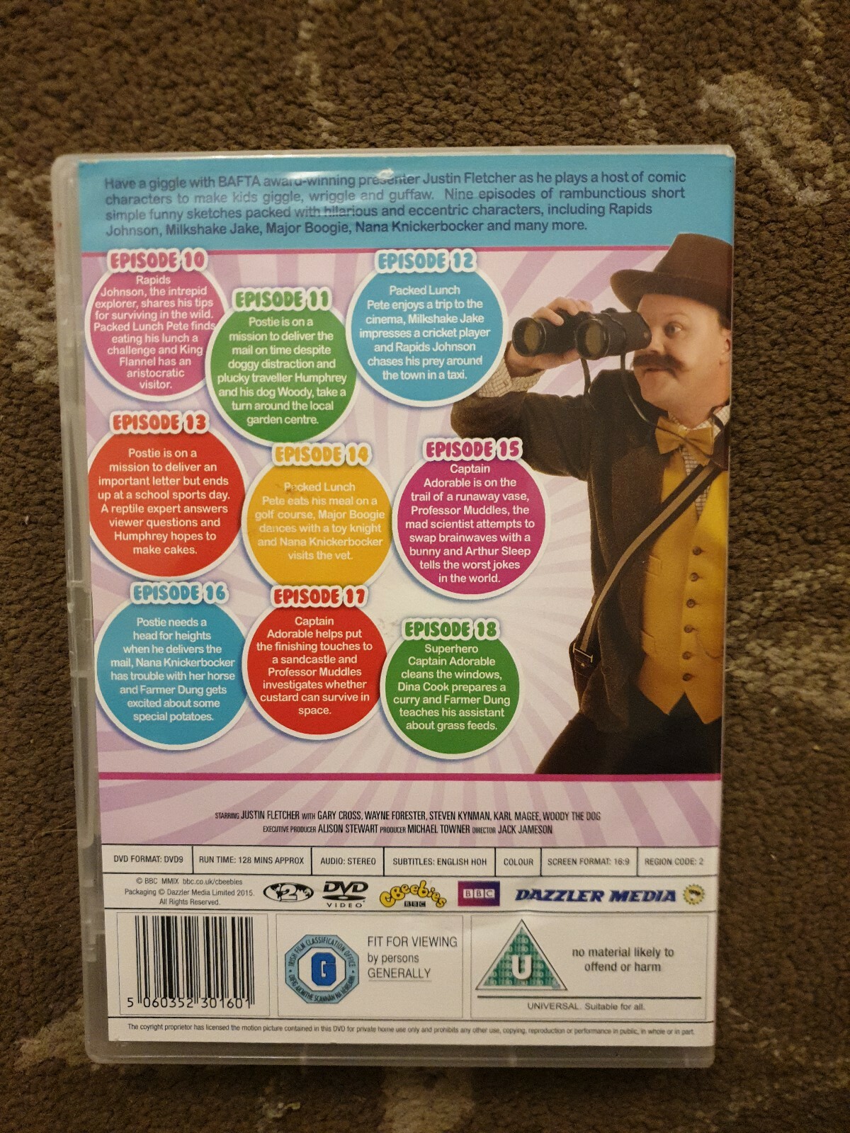 GIGGLEBIZ WHERE ARE YOU RAPIDS JOHNSON ? DVD KIDS 9 EPISODES JUSTIN ...