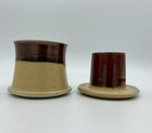 Stoneware Pottery French Butter Keeper Crock Earthy Glaze Signed CLP ...