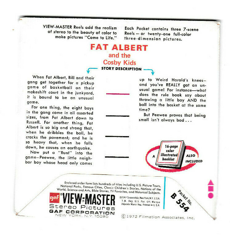 View-Master Fat Albert and the Cosby Kids (GAF) | eBay
