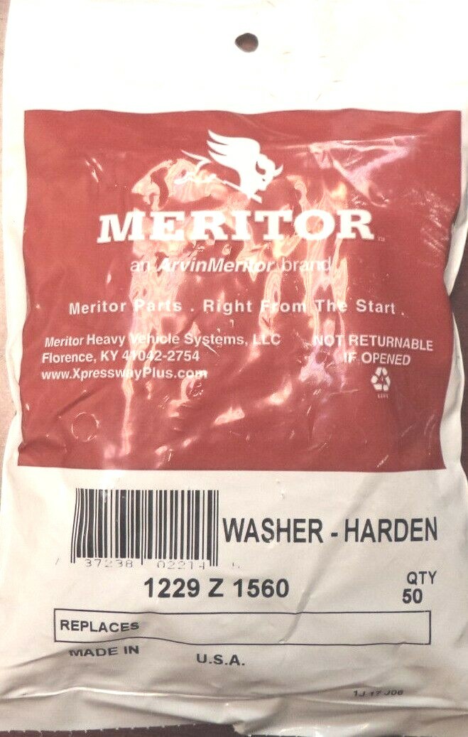 Meritor Hardened Washers 1229-Z-1560 (Bag of 50) | eBay