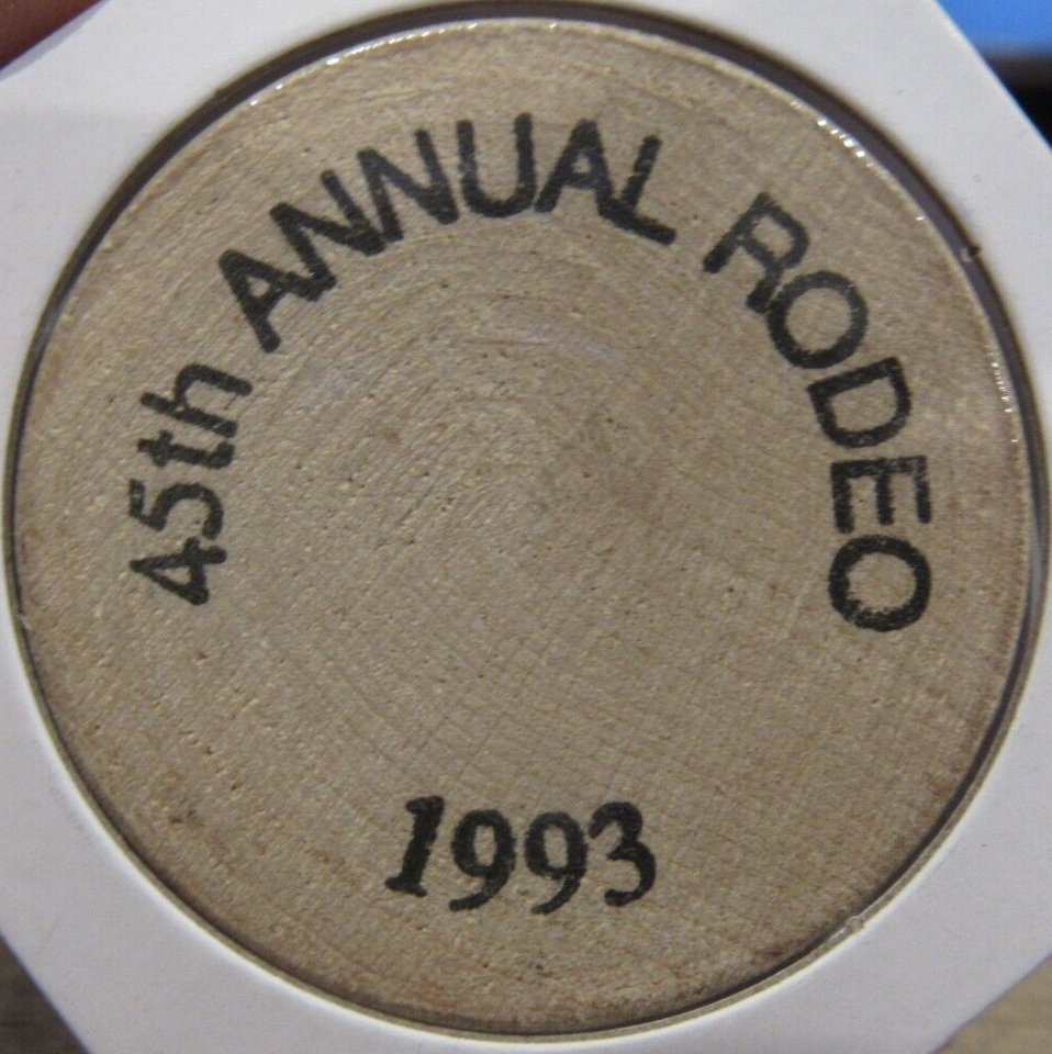 1993 RODEO Cottage Grove, OR Wooden Nickel - Token OR Oregon | eBay