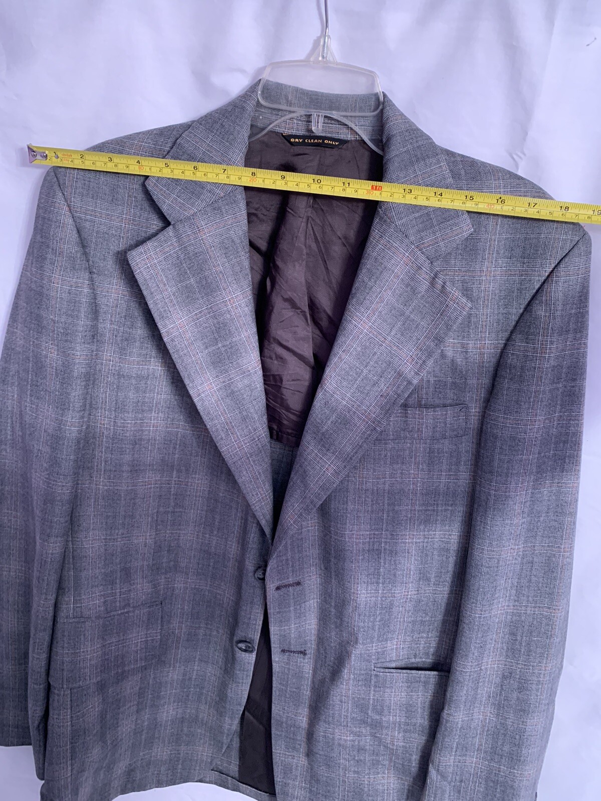 Curlee Mens Sport Coat Blazer Suit Jacket Gray | eBay