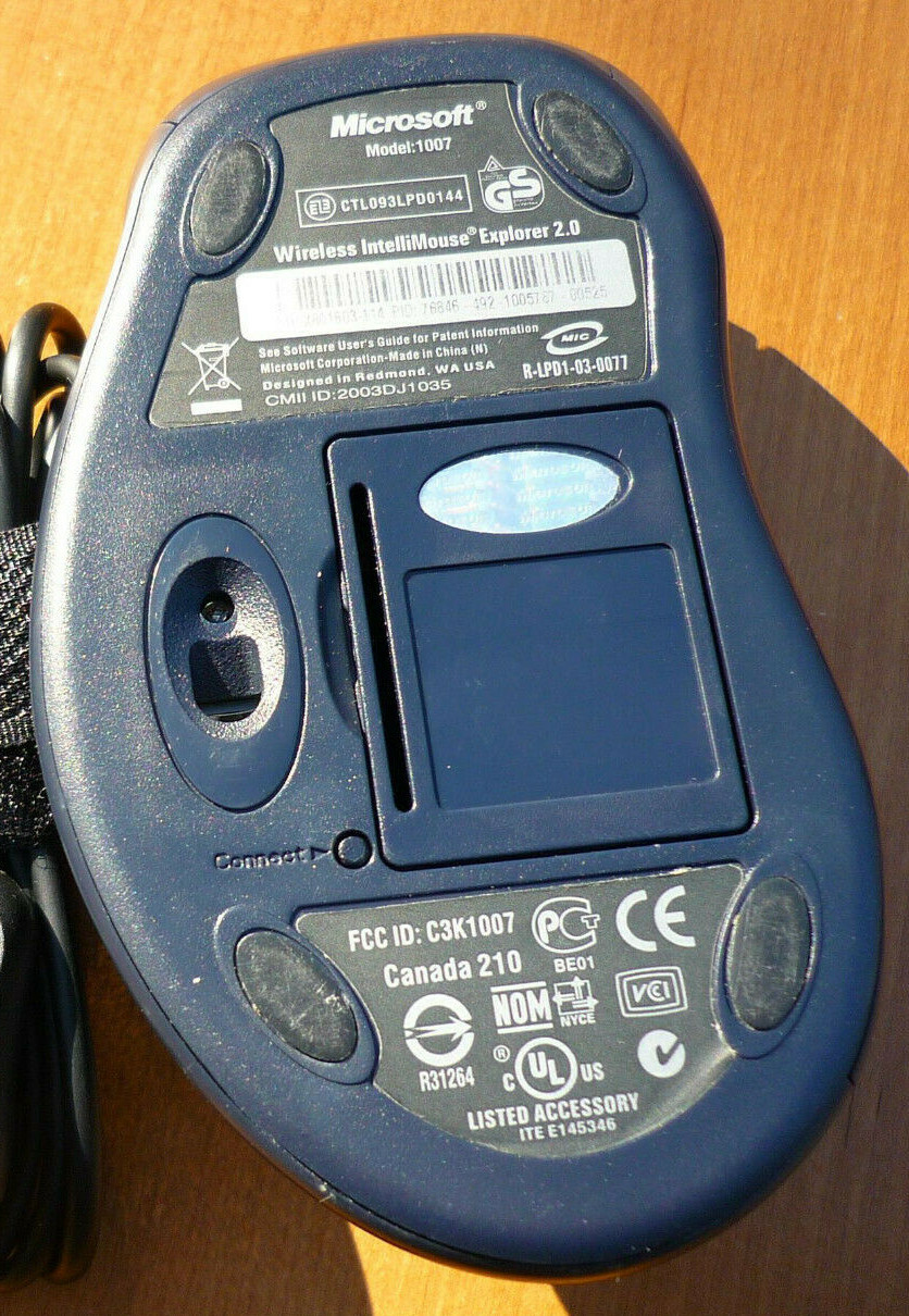 Microsoft IntelliMouse Explorer 2.0 Wireless Optical Mouse 1007 No ...