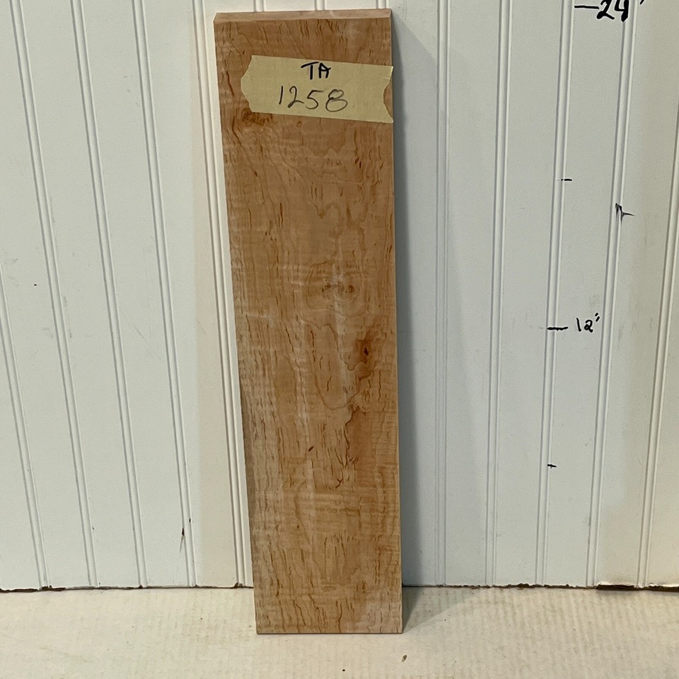 Tiger Maple Wood Board, Maple Lumber, Curly Maple Plank, Wood for ...