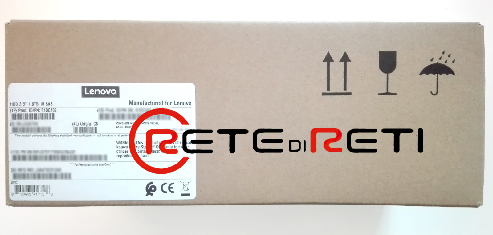 € 325+IVA Lenovo 01DC402 2.5" 1.8TB 10K SAS 12Gbps for Storage D1224 ...