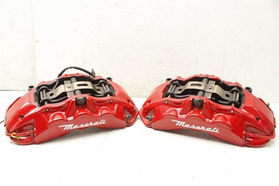 2015 Maserati Ghibli Front Brake Caliper Set Assembly Factory OEM RED ...