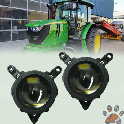 2X LED Projector Light For John Deere 8225R 8R370 8310RT 8285R RE587449 ...