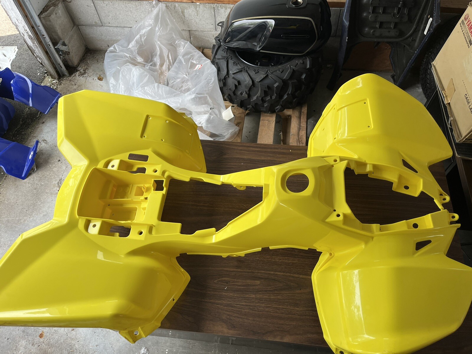 SUZUKI 47311-43G00-YU1 LTZ 50 LTZ50 QUADSPORT BODY PLASTIC YELLOW 06-09 ...