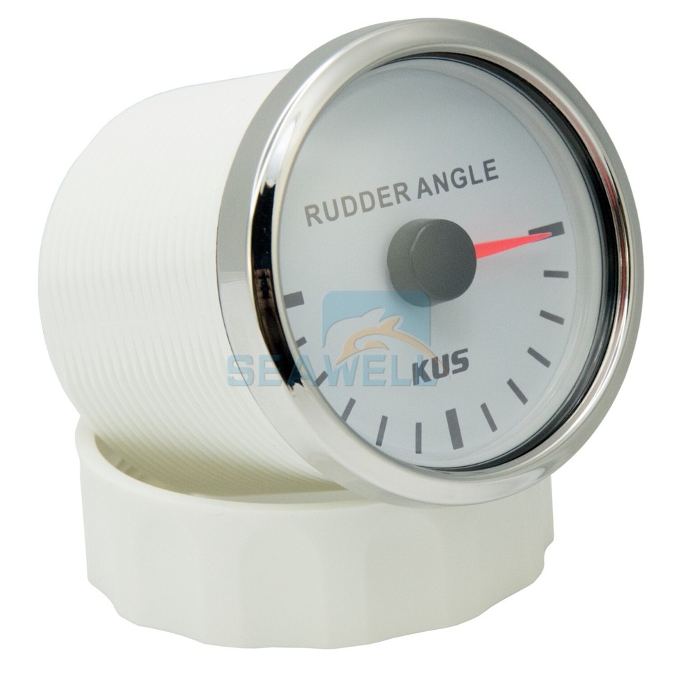 KUS Boat Rudder Angle Indicator Gauge Kit With Rudder Sensor Sender ...