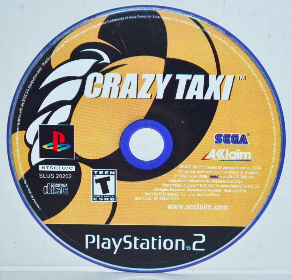 Crazy Taxi (Sony PlayStation 2, 2002) PS2 Video Game Black Label | eBay