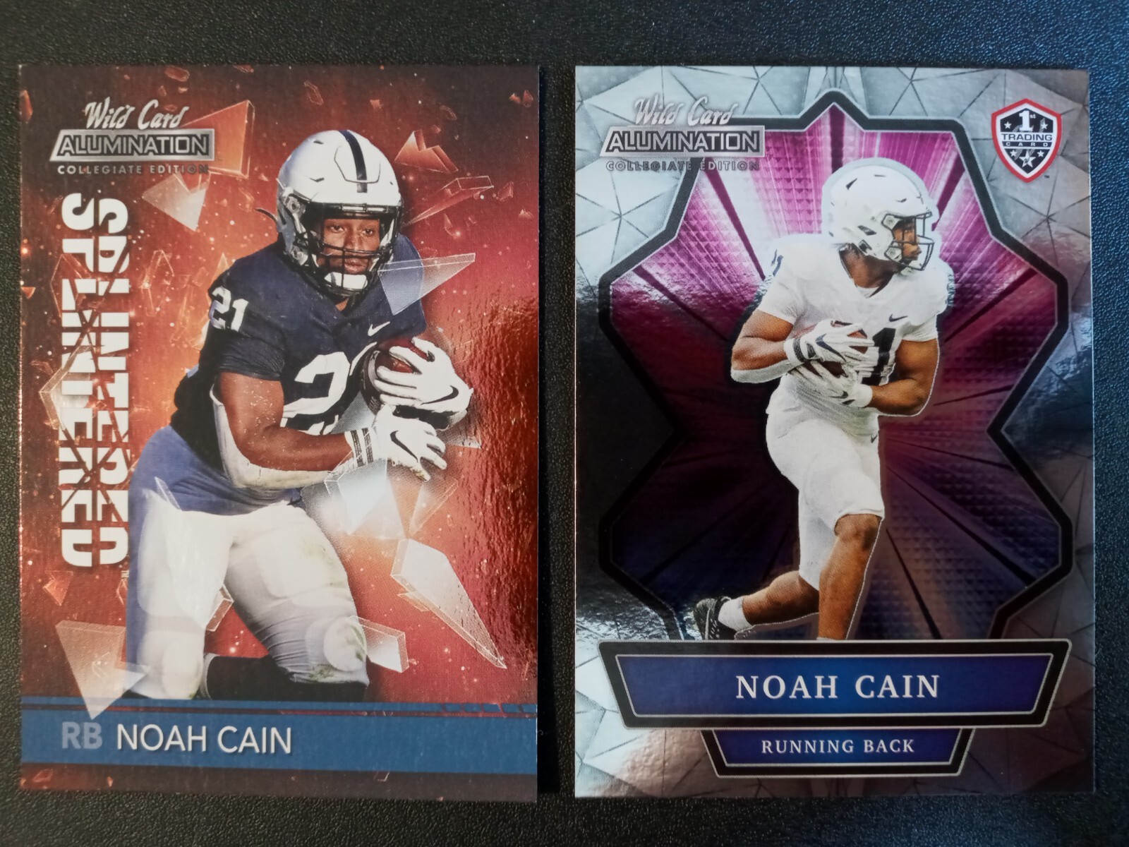 (2) 2022 Wild Card Alumination Splintered Noah Cain # ANSP-11,64 LSU | eBay