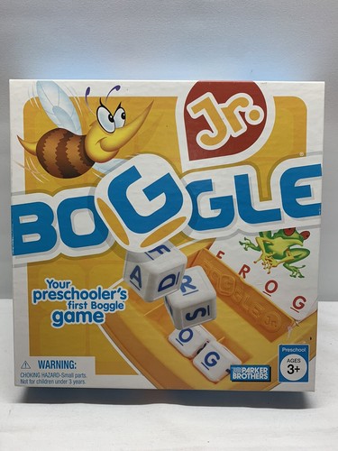 Boggle Junior Board Game - 2005 Hasbro Great For Toddlers Preschoolers ...