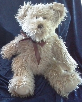 teddy bear BUSTER BEAR Network Options Aust very fluffy with tag as new ...