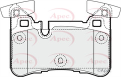 Apec PAD1769 Brake Pad Set for sale online | eBay UK
