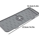 Silicone Faucet Drain Pad Drip Catcher Tray Kitchen Sink Splash Slip ...