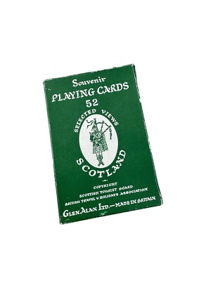Glen Allen Ltd. Selected Views of Scotland Playing Cards - Complete ...