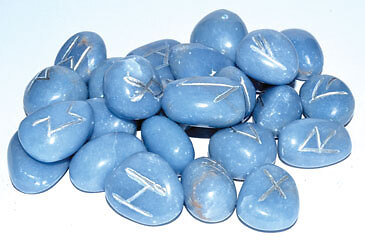 Angelite rune set | eBay