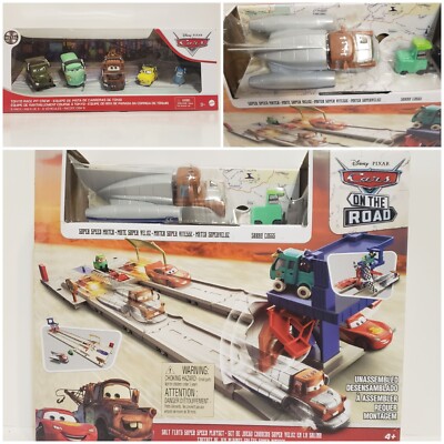Disney Pixar Cars On The Road Salt Flats Super Speed set OR TOKYO RACE ...