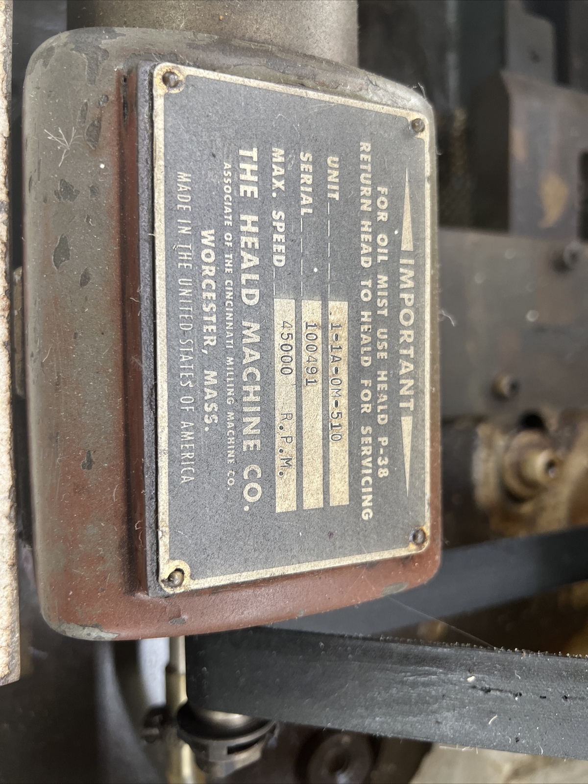 Heald Model 171 ID Grinder Size-matic | eBay