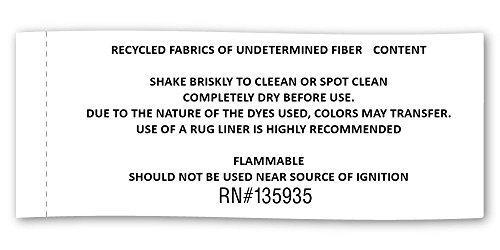 DII Chindi Home Collection Handwoven Multicolor Area Rag Run, 4x6 ...