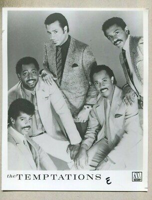 Temptations: Musical Group 1986 Motown Press Photo MBX21 | eBay