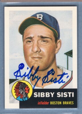 1991 Topps Archives #124 Sibby Sisti Autograph Auto signed | eBay
