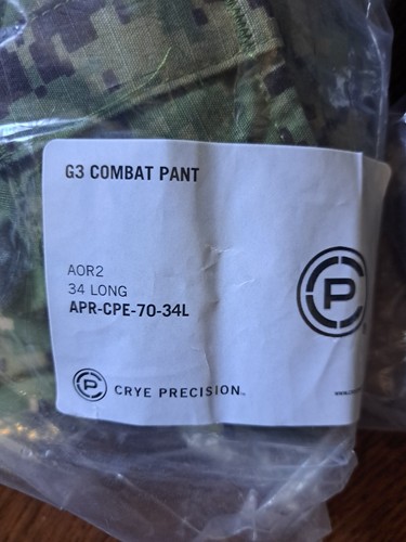 Crye Precision G3 AOR2 Navy Seal, Devgru SWCC, 34L Combat Pants, New | eBay