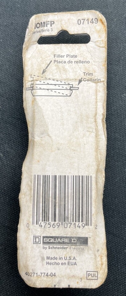 NEW Square D Homeline 1 in. Load Center Filler Plates 3-Pack HOMFP ...