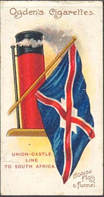 Ogdens - Flags & Funnels of Leading Steamship Lines - No 24 | eBay UK