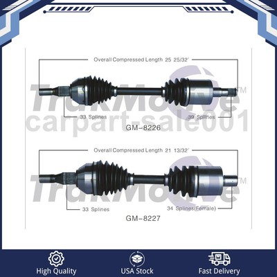 Front Left Front Right CV Axle Shaft for Chevrolet Impala 2006-2009 | eBay