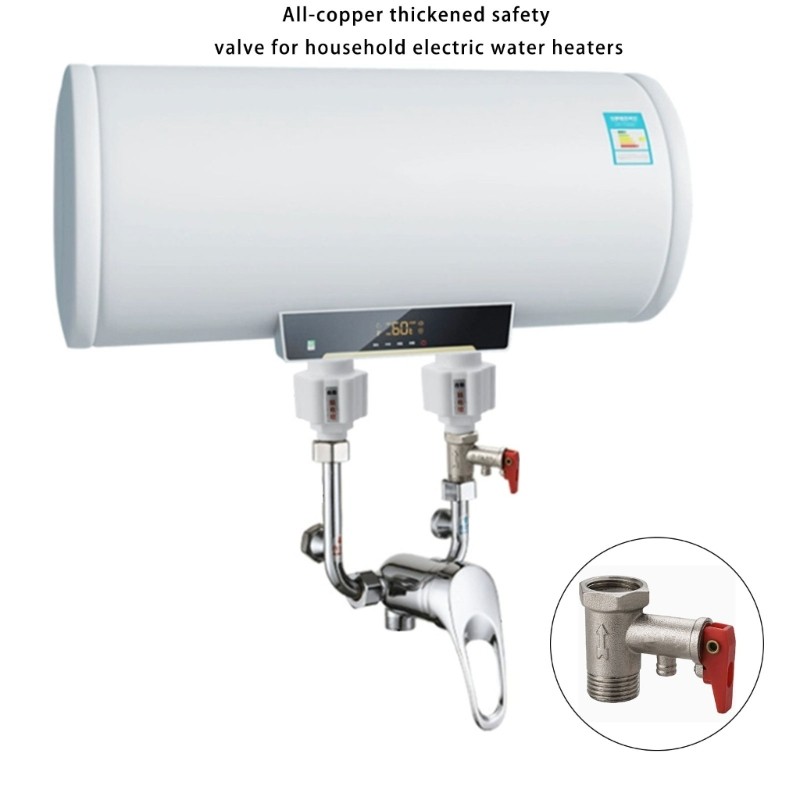 Strong Brass Water Heater Safety Valves Electric Water Heater Valves ...