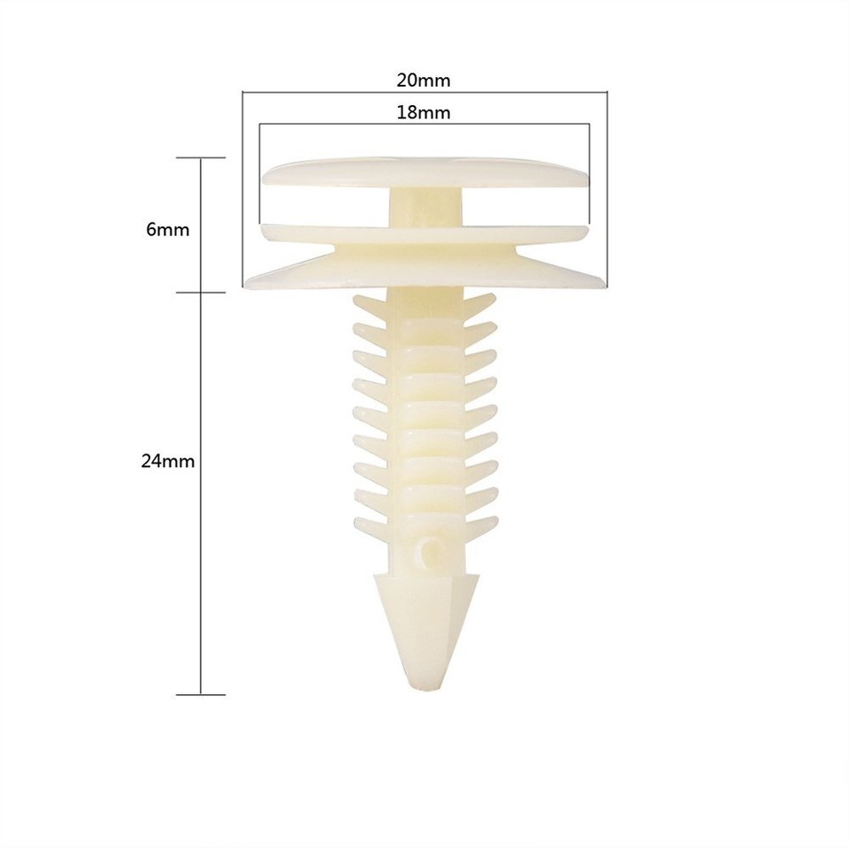 50PCS Front Door Trim Panel Retainer Car Fasteners Clips For GM Chevy ...