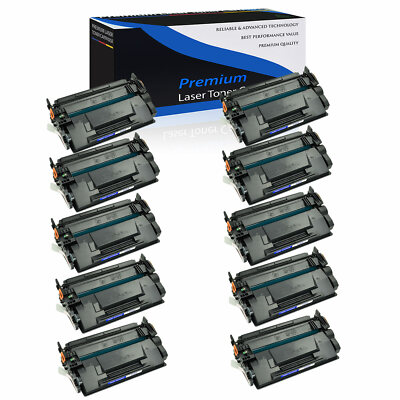 10 x CF287A Black Toner Cartridge For HP LaserJet MFP M527c M527dn ...