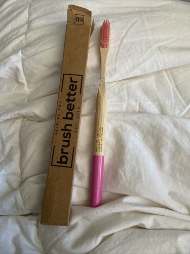 Brush Better Pink Bamboo Tooth Brush New Free Post (acc209) | eBay