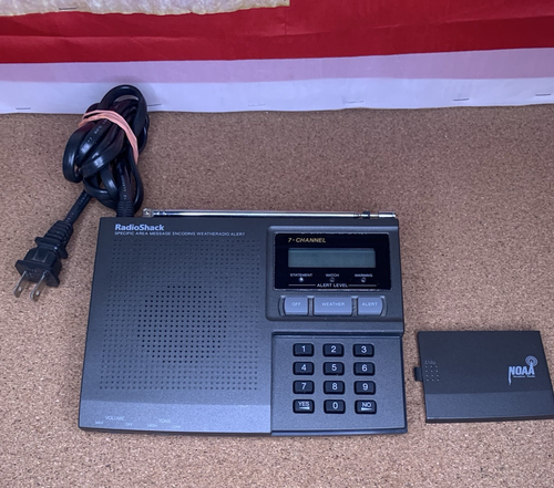 NOAA Weather Radio Alert System Radio Shack 12-250 7-Channel Digital ...