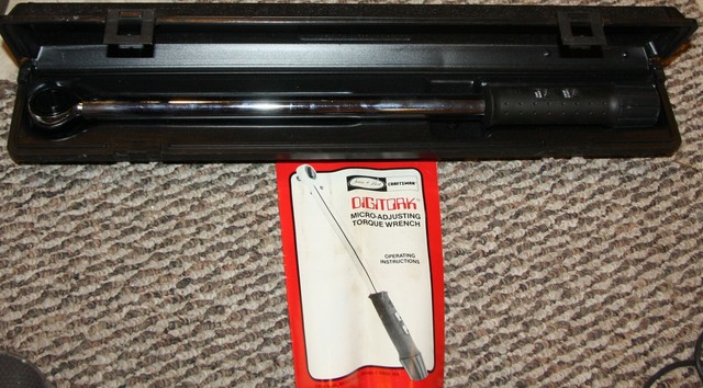 Craftsman 944478 Digitork Torque Wrench 1/2 Drive 10-150 FT Lbs W 27mm ...